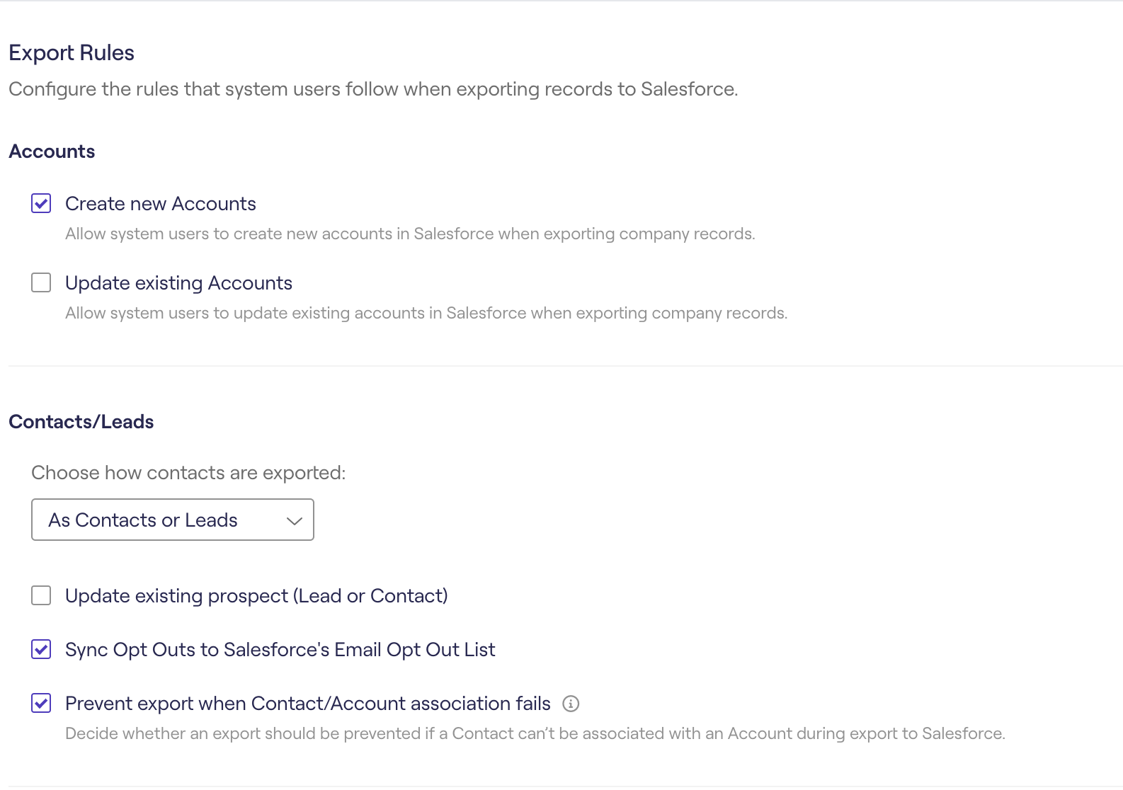 Configuring The Salesforce Integration Cognism